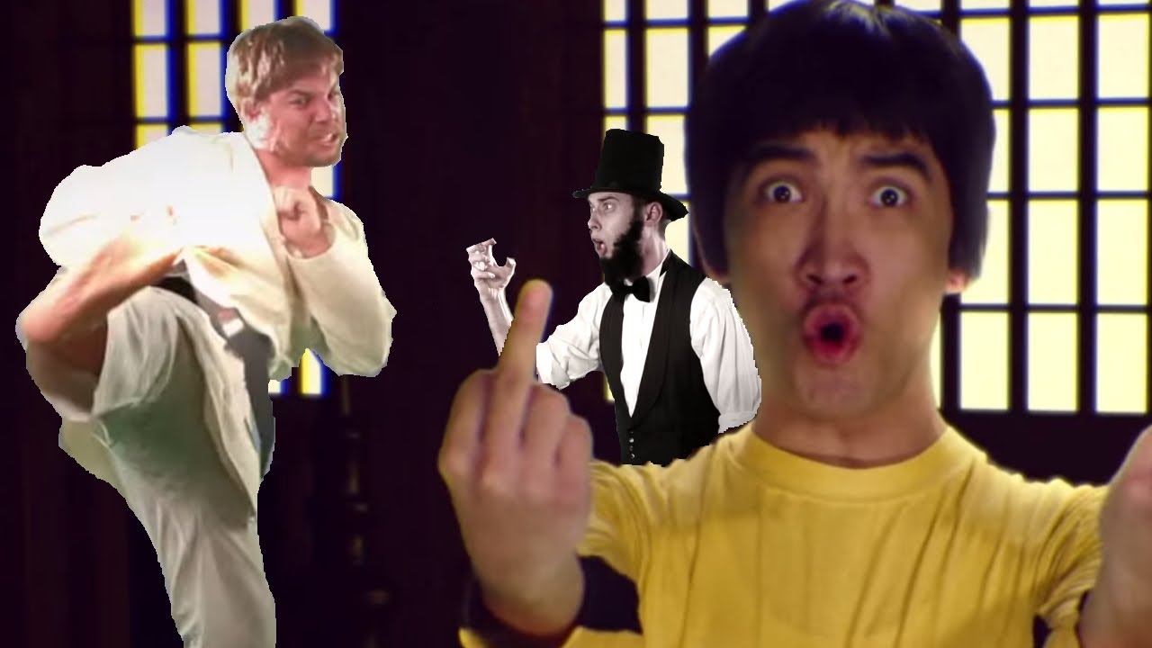 Chuck Norris vs Bruce Lee - Epic Rap Battles of Nope - YouTube