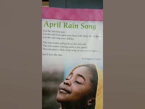 April Rain Song- Poem #shorts - Raining Reading Materials - YouTube