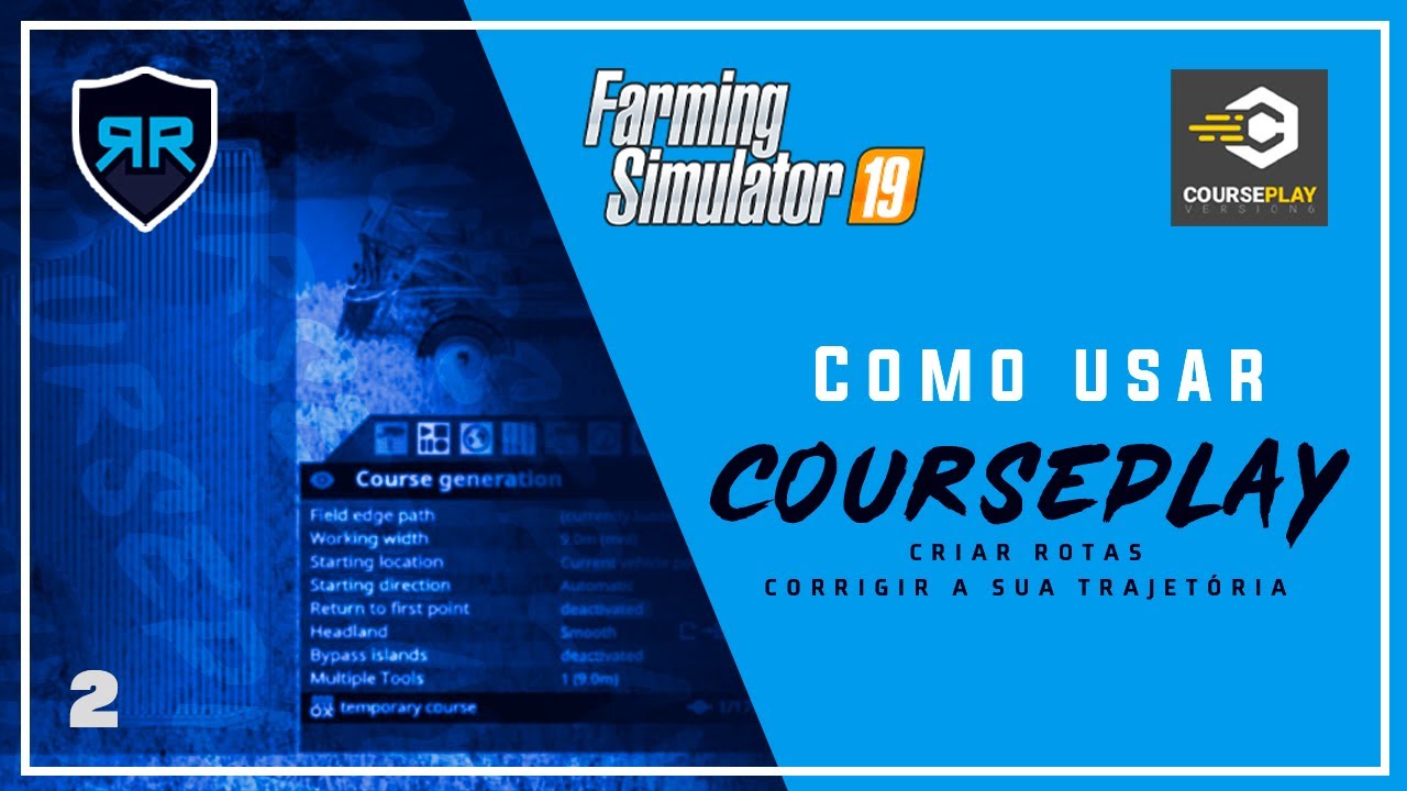 TUTORIAL DE COURSEPLAY, CRIAR ROTAS E CORRIGIR A SUA TRAJETÓRIA - YouTube
