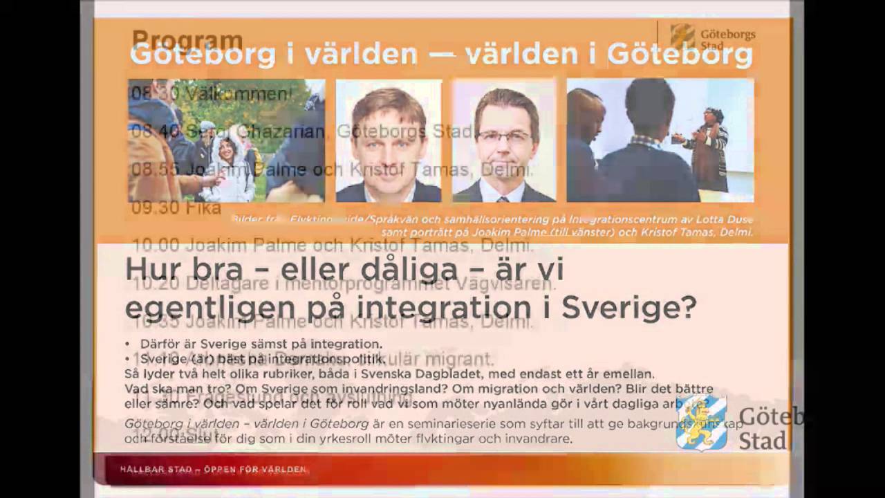 Integrationscentrum Göteborg - Hur bra -eller dåliga- är vi på ...