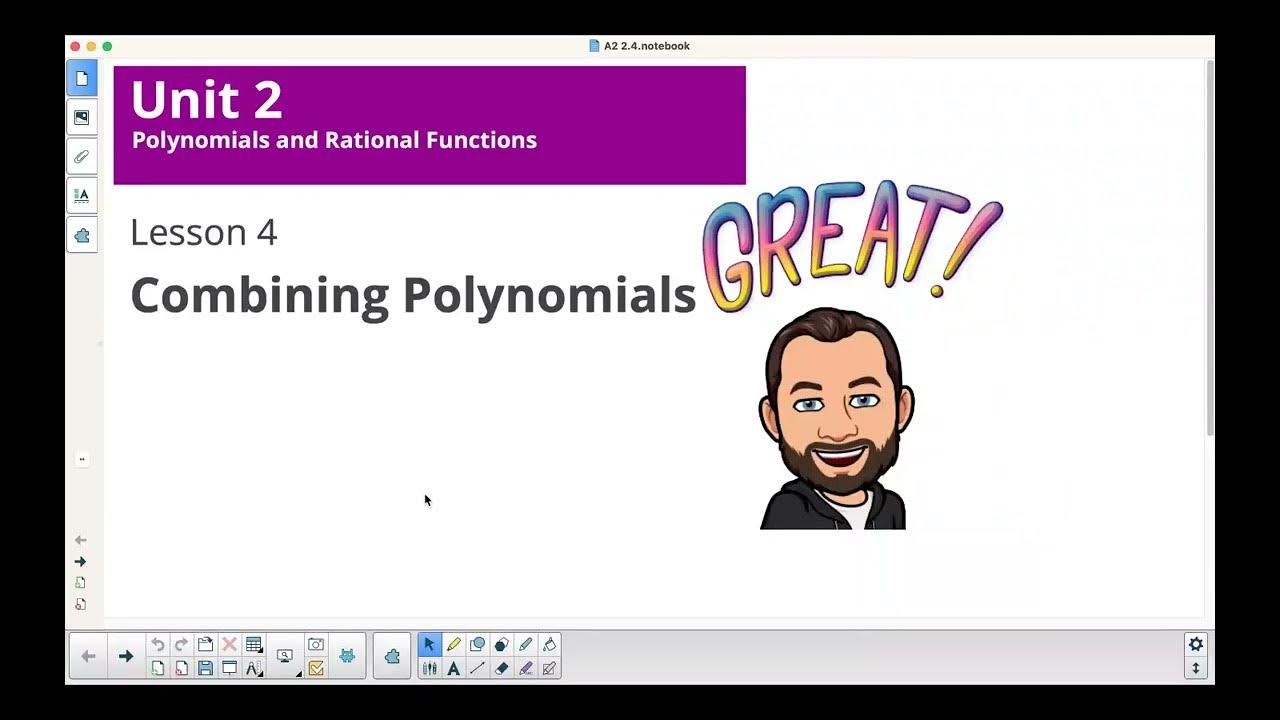 Illustrative Math | Algebra 2 | 2.4 Lesson - YouTube