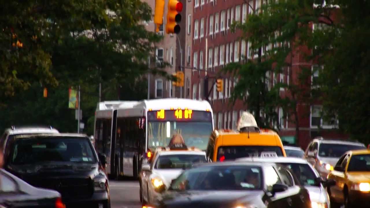 MTA New York City Bus 2012 NovaBus LFS Articulated 5302 On The M5 ...