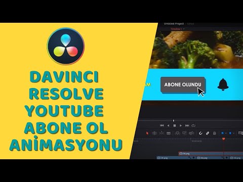 DaVinci Resolve - YouTube Abone ol Animasyonu Oluşturun