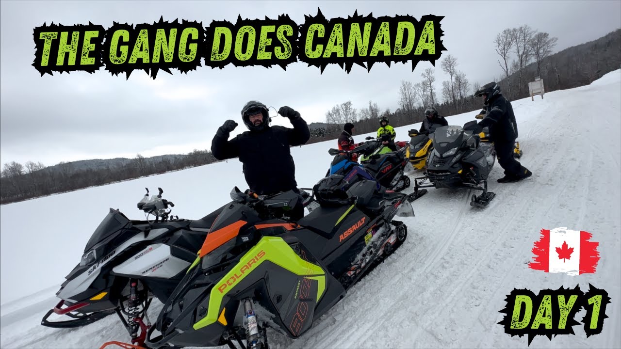 Snow hunting took us up to Canada for the weekend! They let 4-wheelers ...