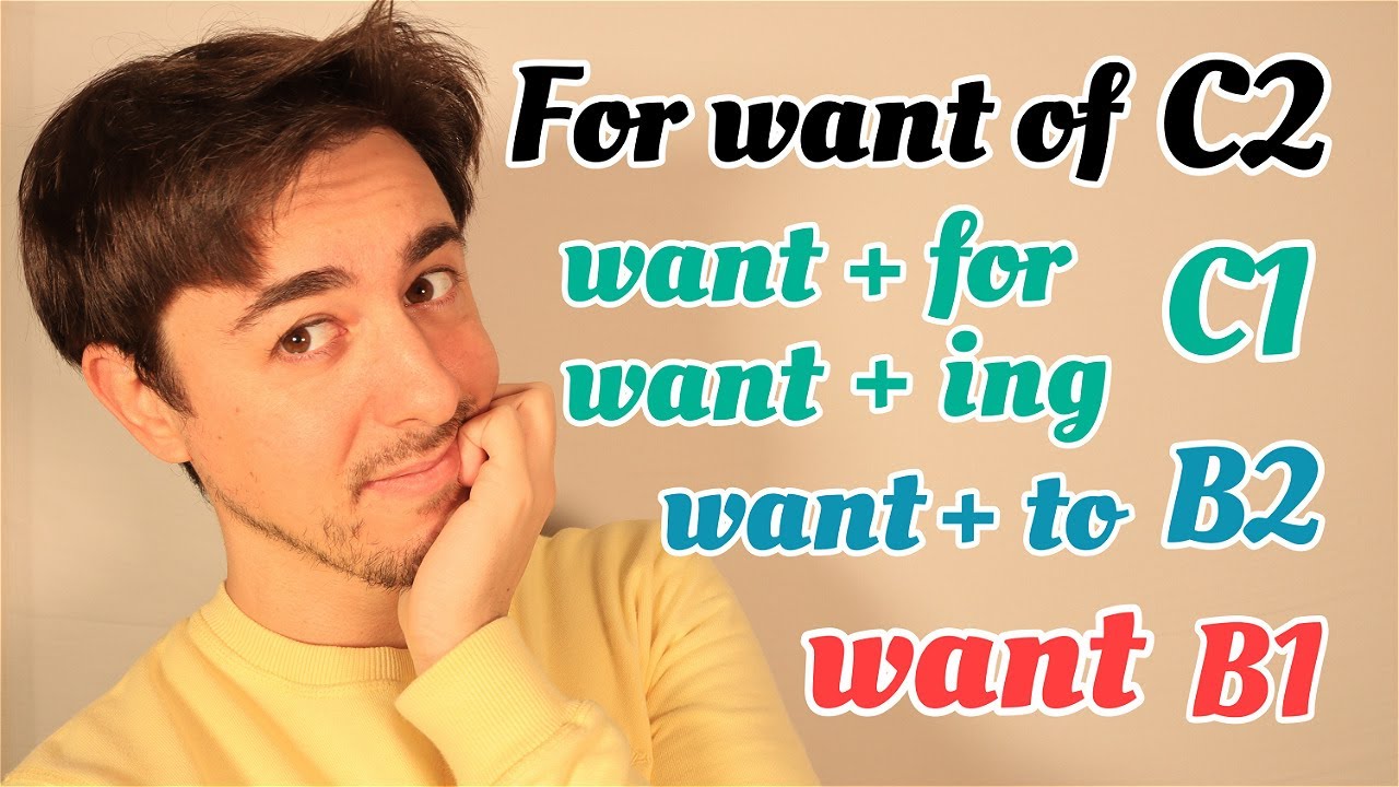 Aprender el verbo WANT en INGLÉS - YouTube