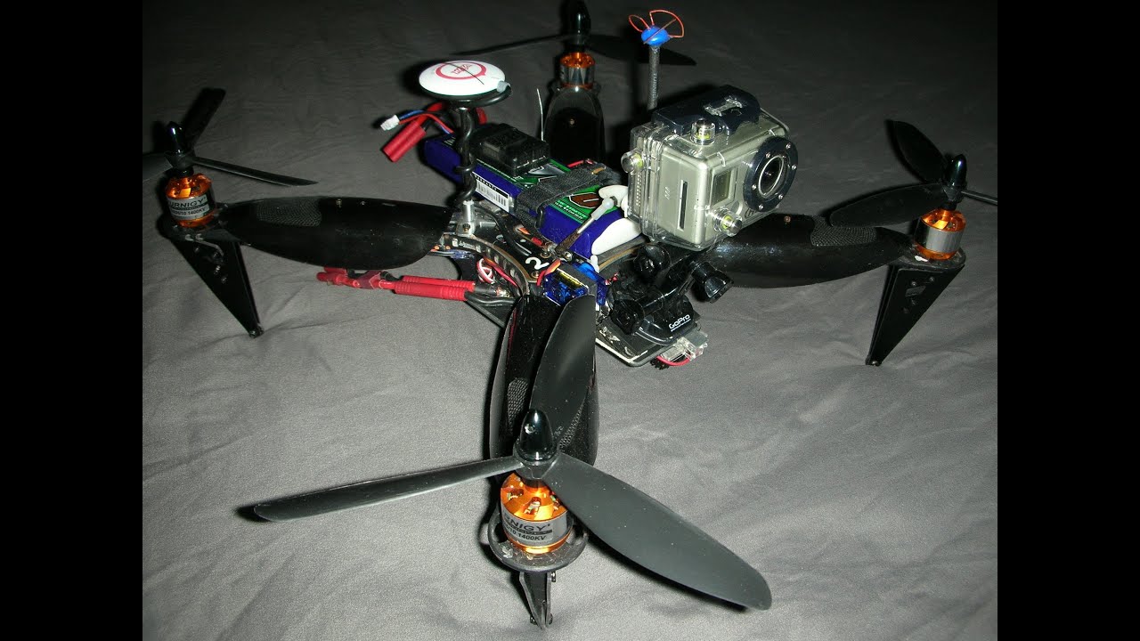 DJI F450 quad flight - YouTube