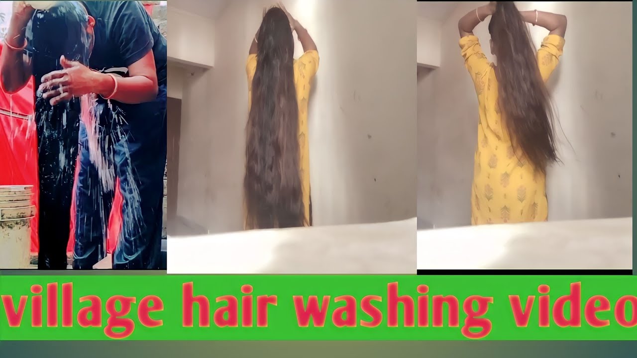 Village Clothes Washing Vlog | Desi Hair Washing Vlog | Daily Vlog Indian| anjanavlog - YouTube