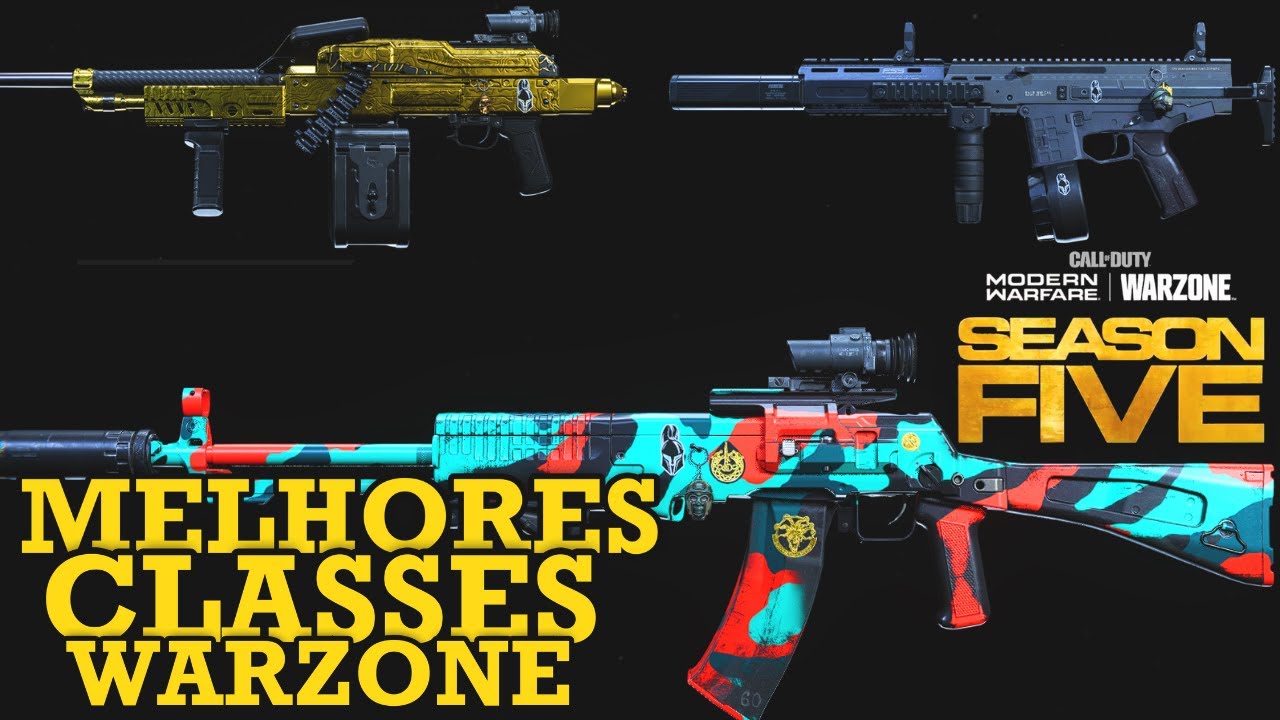 TOP 5 MELHORES CLASSES para WARZONE na SEASON 5 - YouTube