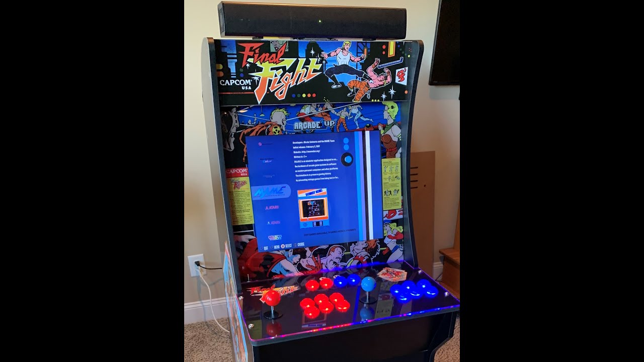 Arcade1Up Final Fight Cabinet RPi3 Mod - YouTube