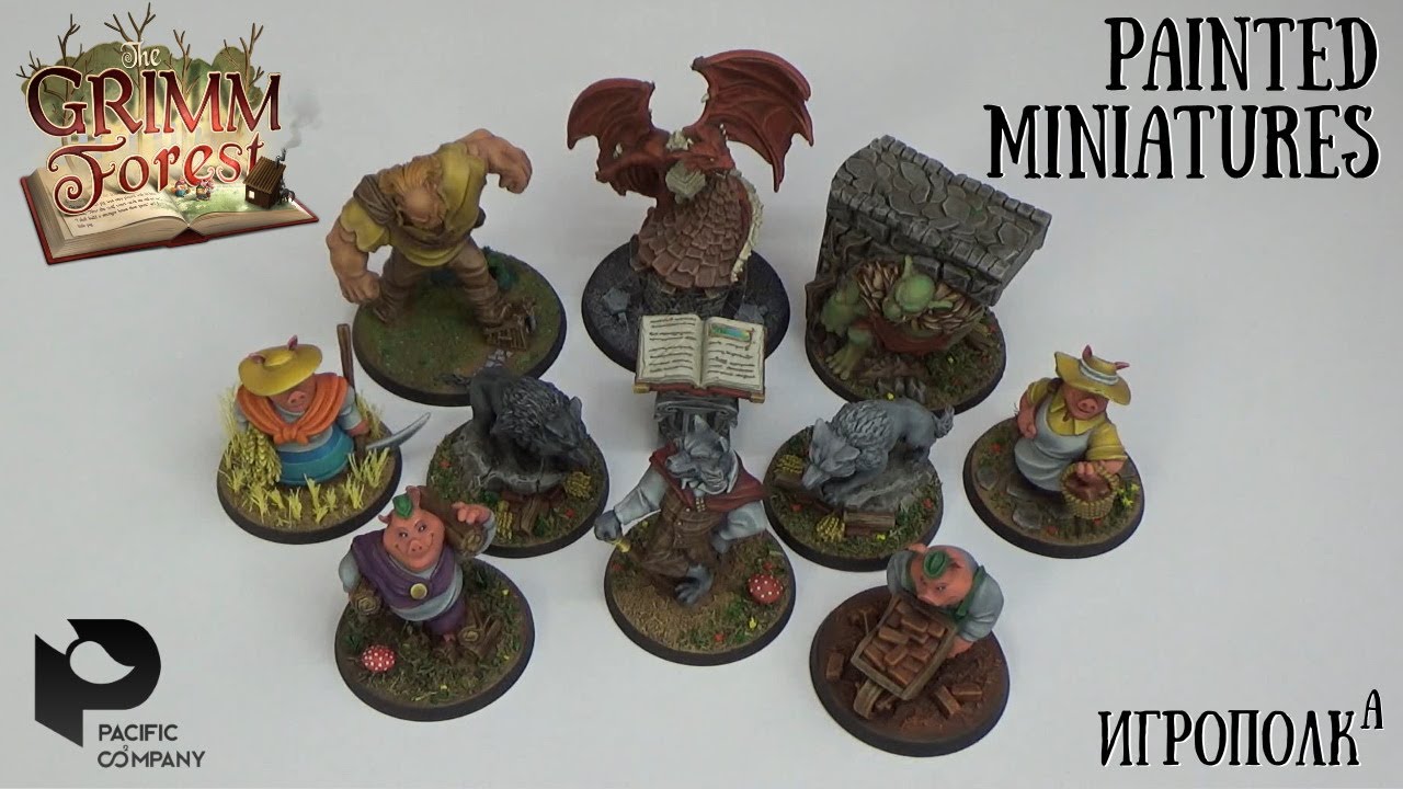 Grimm Forest. Painted miniatures. - YouTube