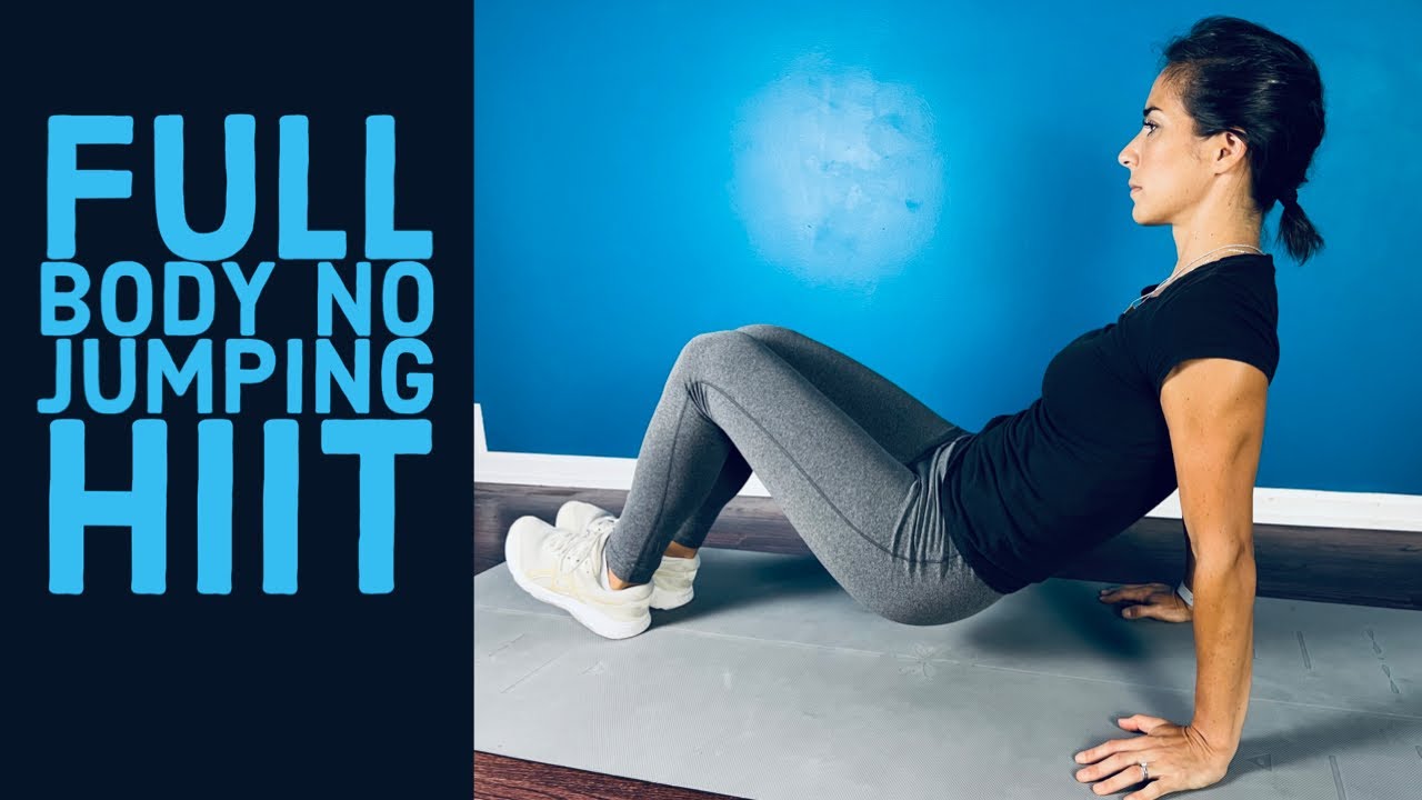 20 Min No Jumping Beginner HIIT - YouTube