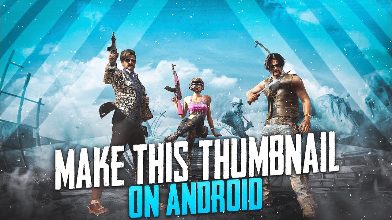 How To Make A Gaming Thumbnail On Android! - YouTube