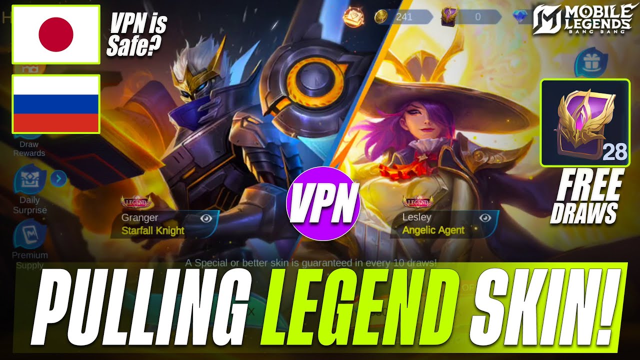 IS VPN SAFE FOR MLBB BOUNTY HUNTER EVENT? LESLEY LEGEND SKIN COST ...