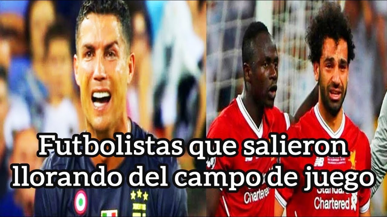 Futbolistas que salieron llorando del campo de juego | Fútbol Social ...