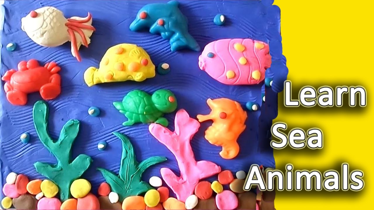 Kids Learn Sea Animals Color Fun Toddler Babies Kids Children Toys ...