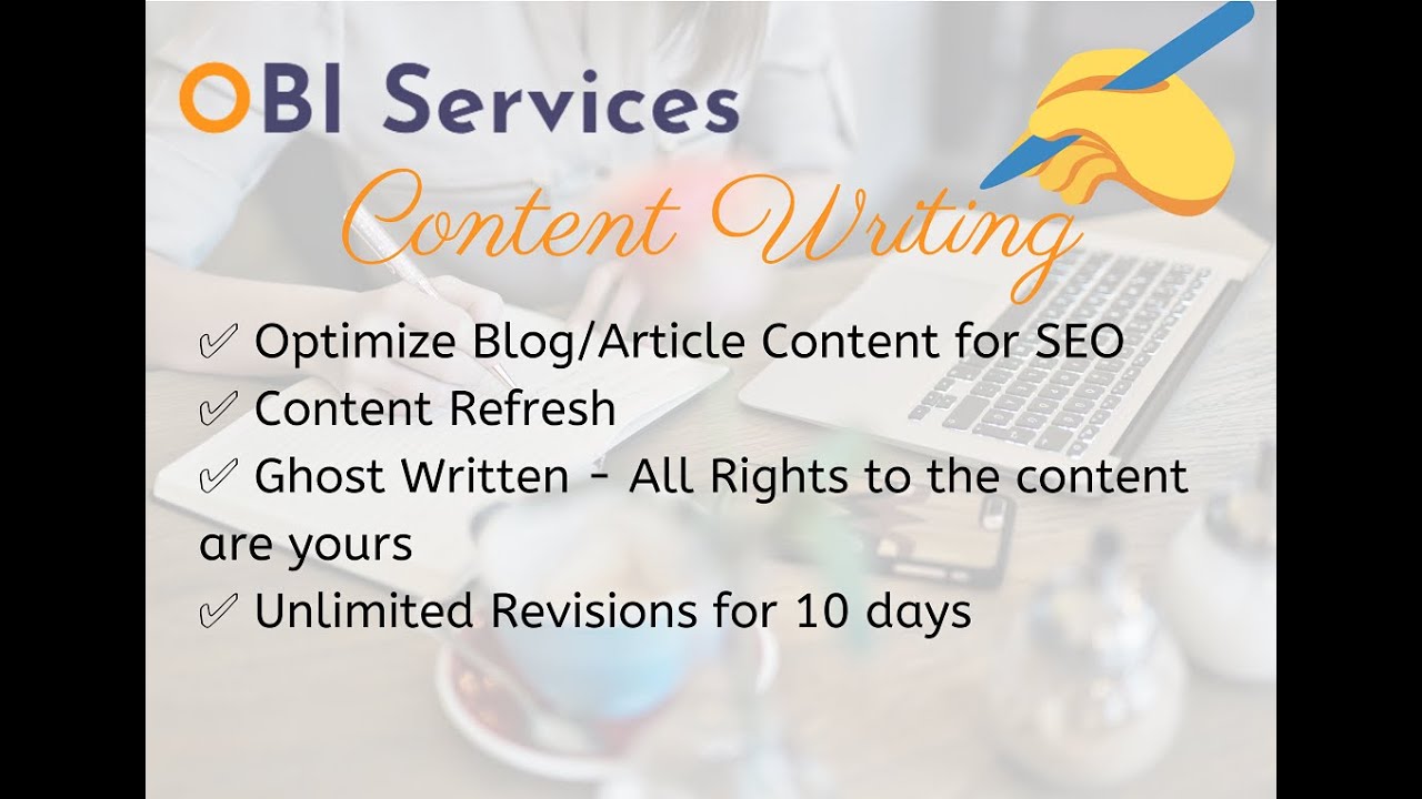 OBI Services: Content Writing Lifetime Deal - YouTube