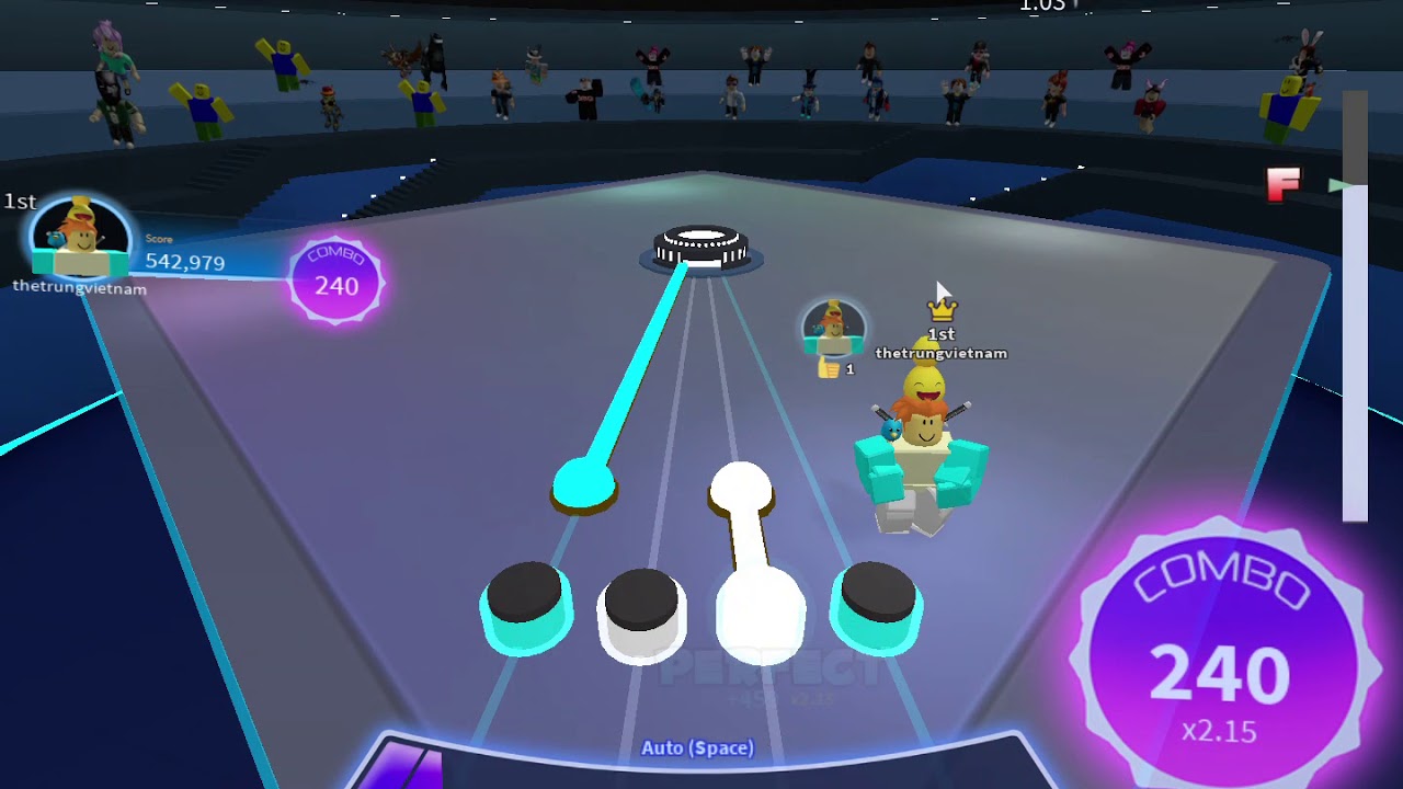 Roblox Robeats | Staring At Star Hard 10 misses (With Accuracy Gear ...