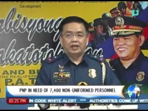 NewsLife: PNP in need of 7,400 non-uniformed personnel || January 7 ...