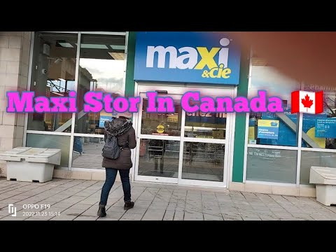 Canada Mein Maxi Store#Maxi Shopping Store In Canada Part # 1🇨🇦 🛍️🛒 ...