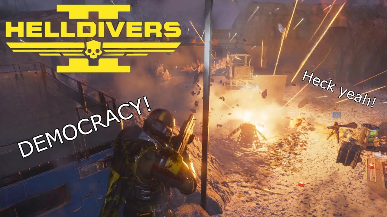Spreading Democracy, with Friends! - Helldivers 2 Part 3 - YouTube