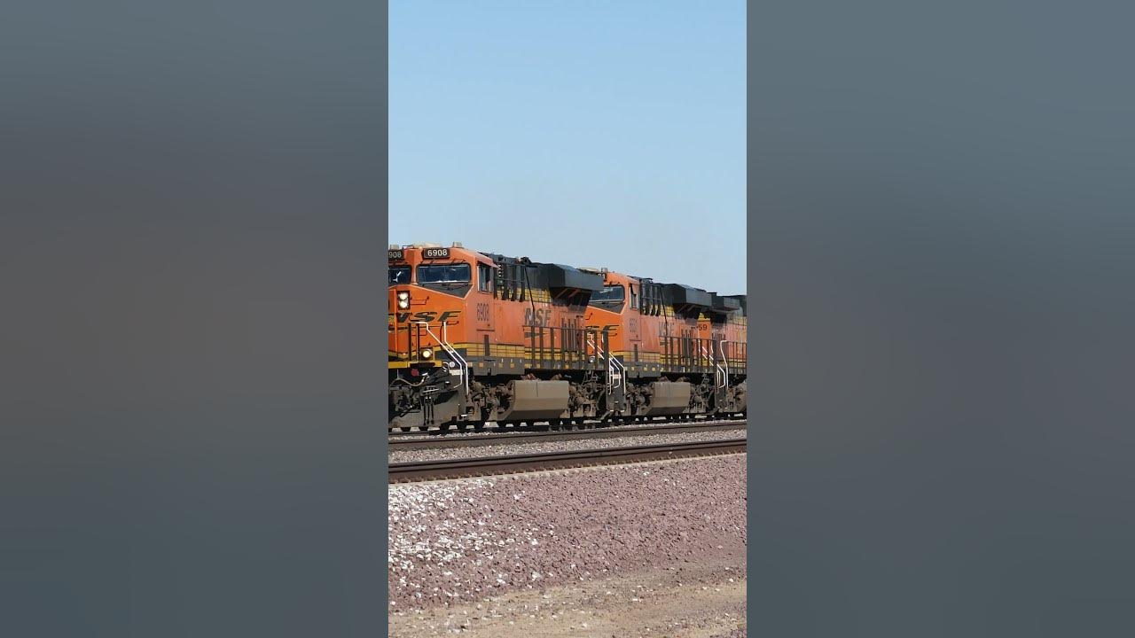 RAILFANNING SHORTS BNSF 6908 WB MP 740 NEEDLES SUB 9-29-2023 #freighttrain #railway #railroad ...