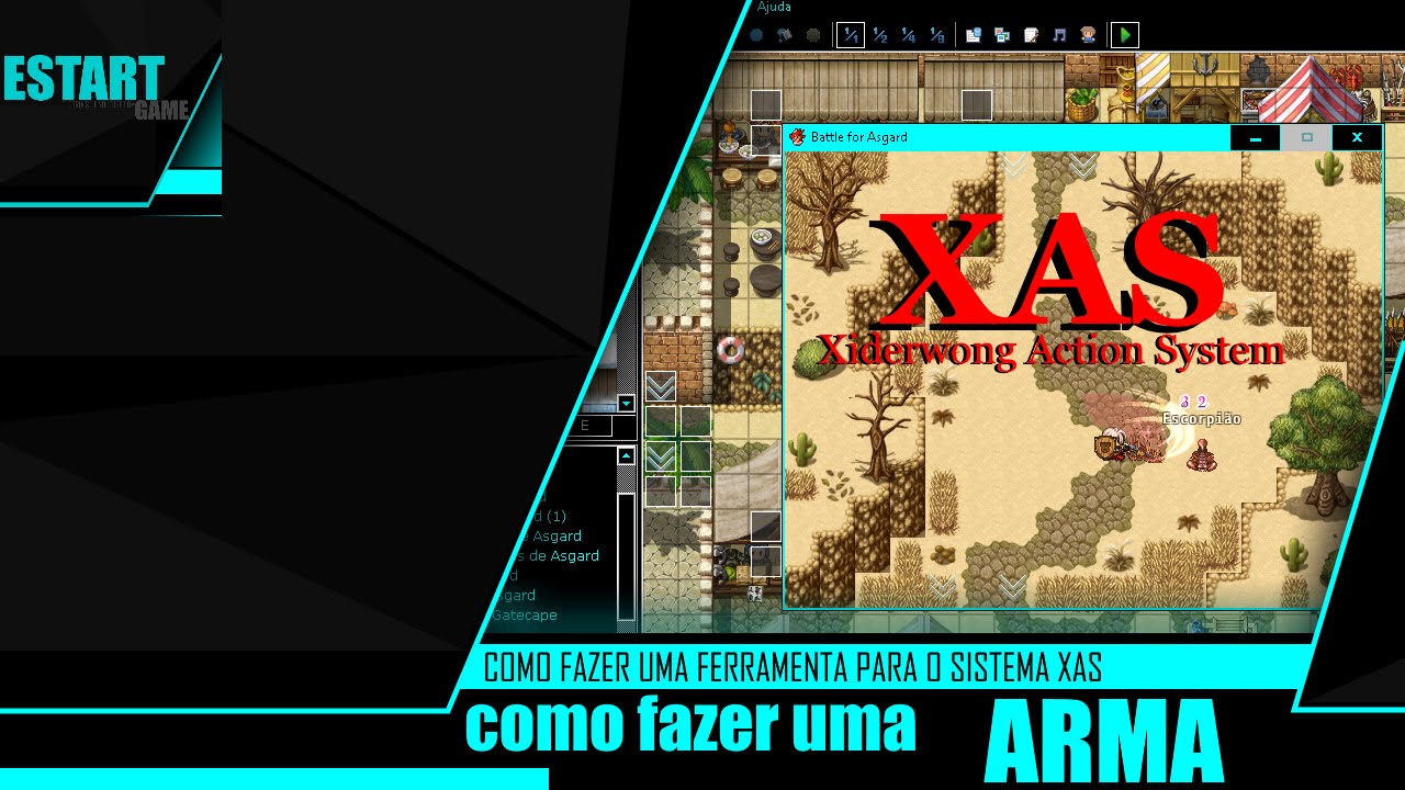 Como criar uma arma no XAS - RPG Maker VX Ace - YouTube