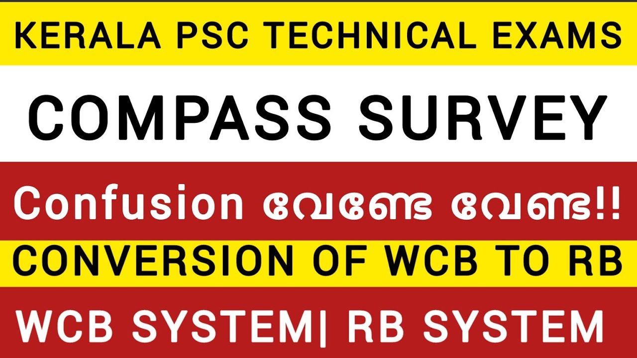 HOW TO CONVERT WCB TO QB SYSTEM | COMPASS SURVEY | CIVIL ENGINEERING ...