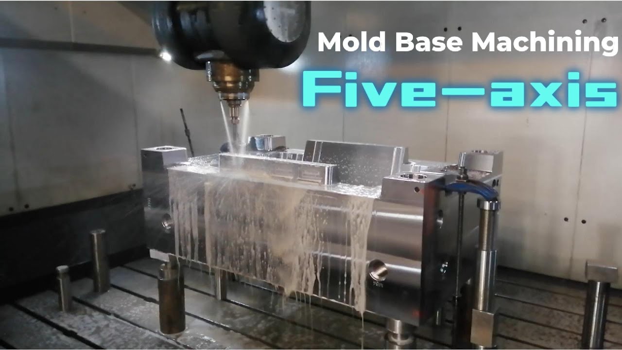 Mold base machining - YouTube