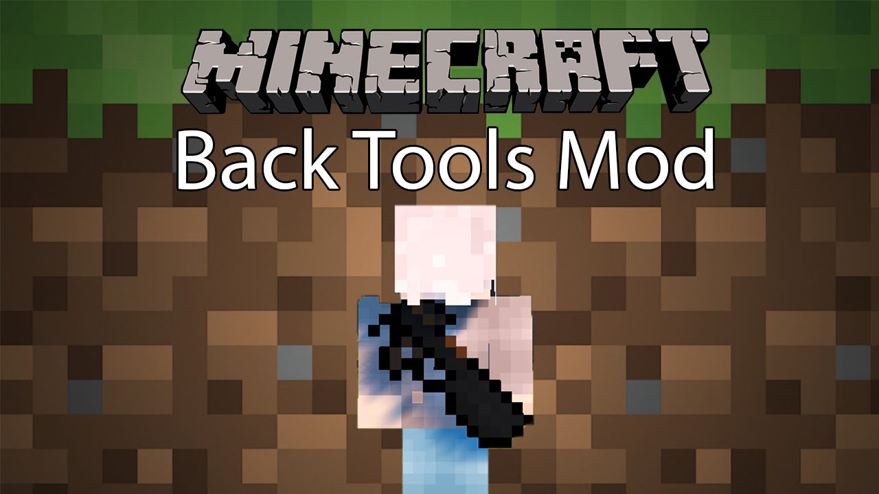 Minecraft Mod รีวิว - Mod สพายของ | Back Tools Mod - YouTube