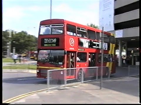 London Buses 2000-Metrobuses at Edmonton Green & Silver Street - YouTube