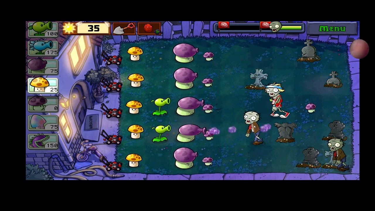 PLANTS VS ZOMBIES p/7 pude gravar(modo história)#240 - YouTube
