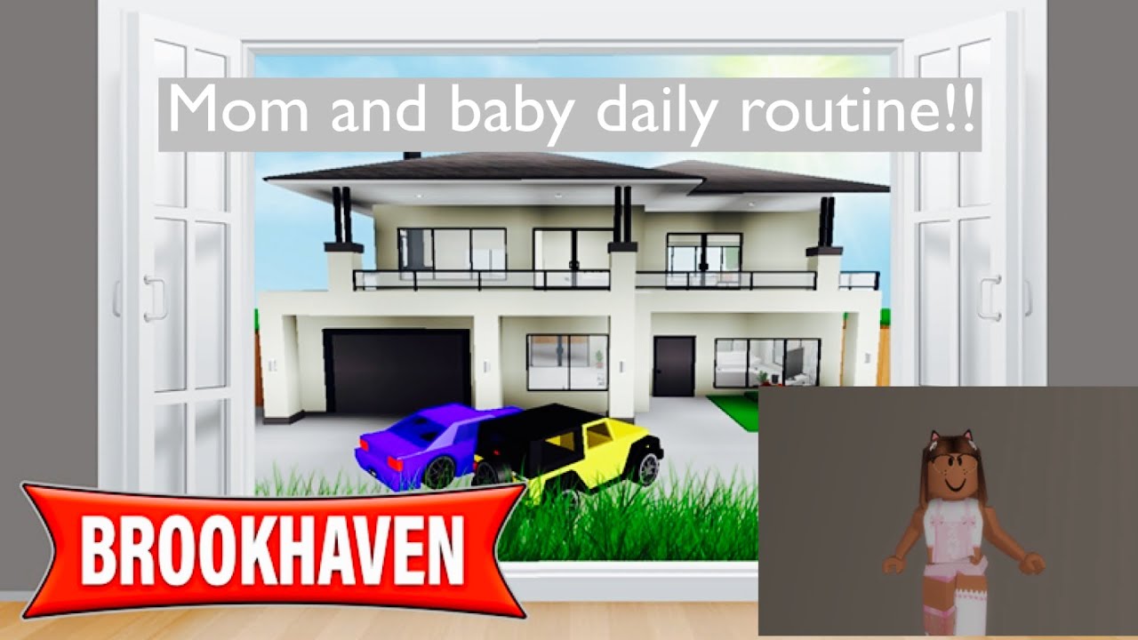 Baby and Mum Daily Routine Brookhaven Rp - YouTube
