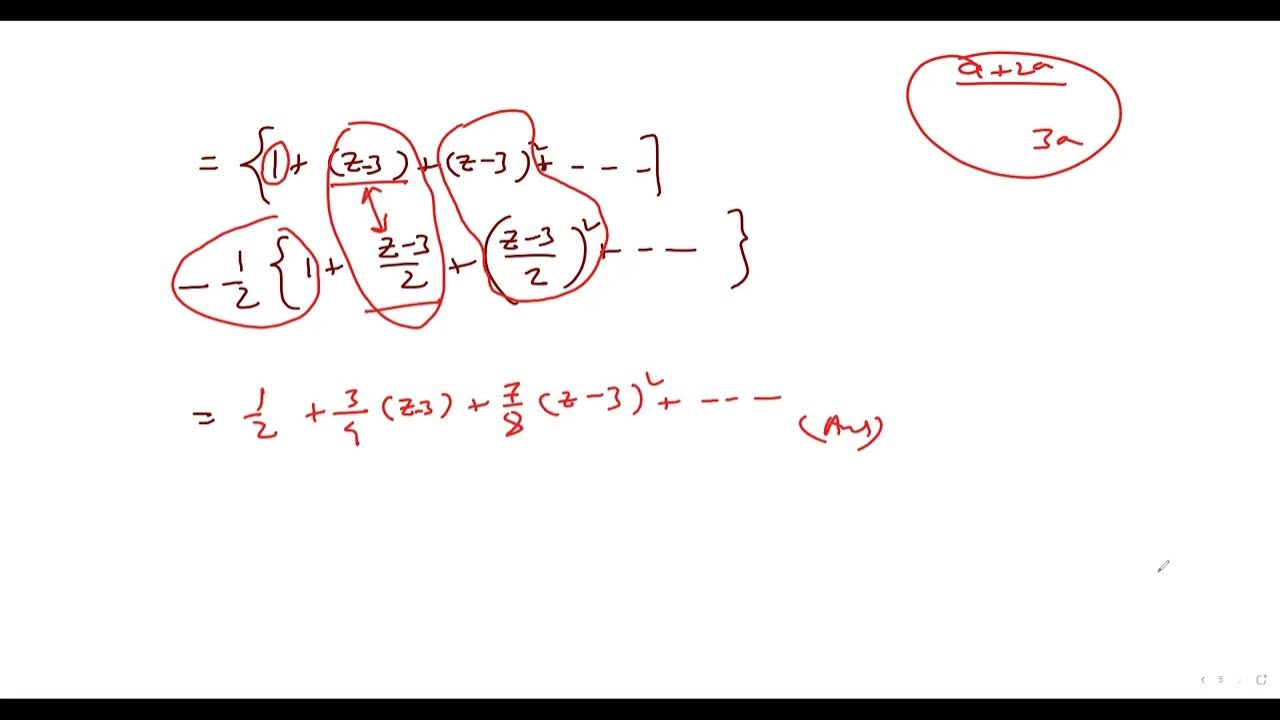 Lec 11। Laurent Series (Continued), Pole, Residue, Cauchy's Residue Theorem - YouTube