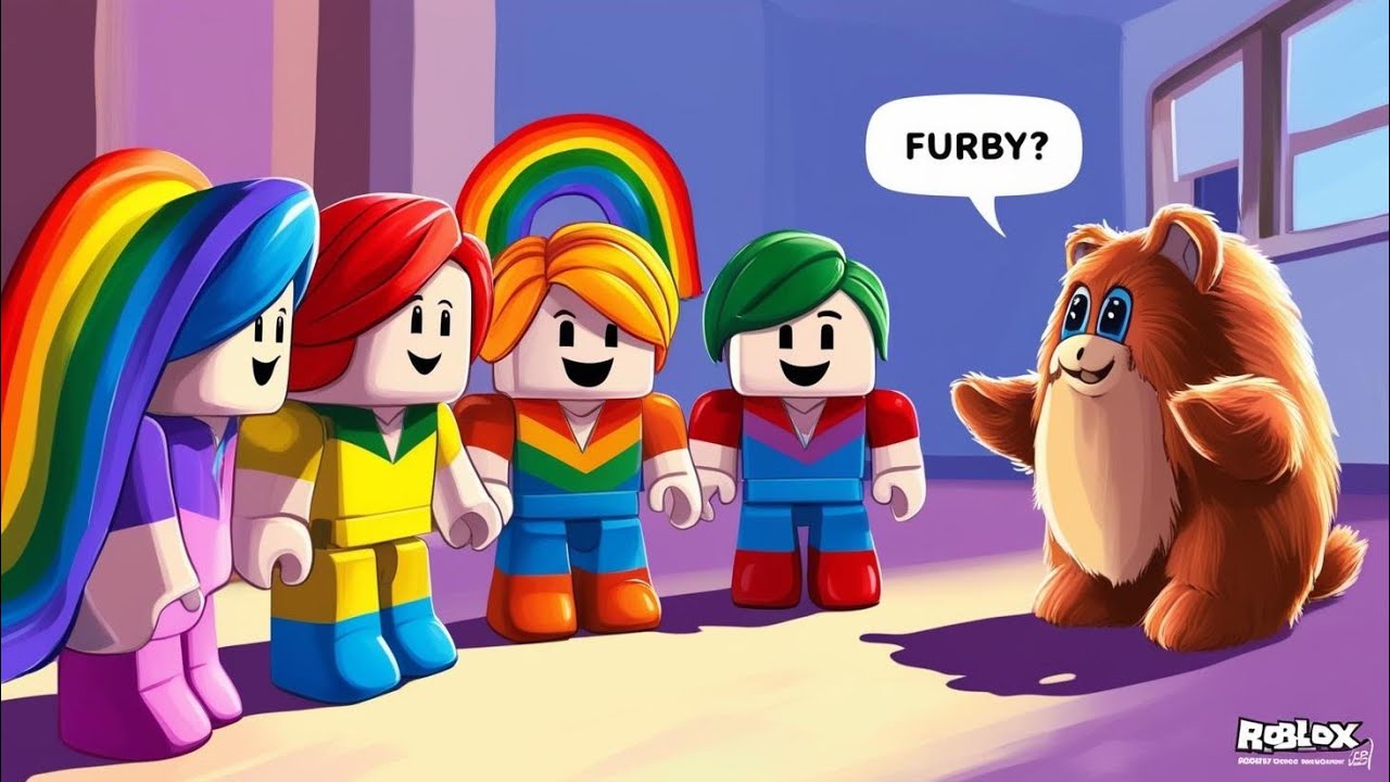 Playing Rainbow Friends with Furby | Roblox - YouTube