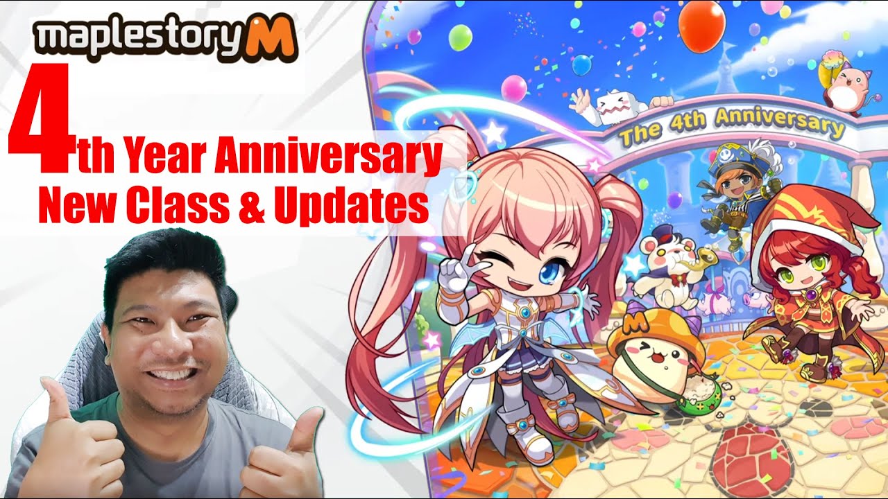 Maplestory m - 4th Year Anniversary New Class & Event Updates ...