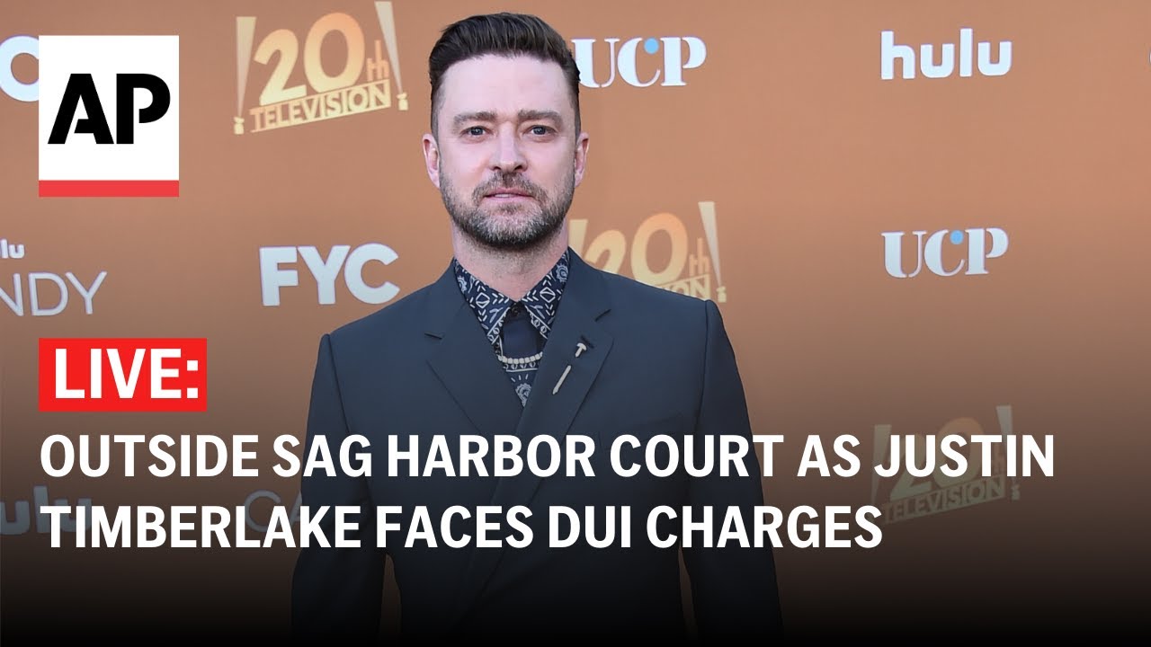 LIVE: Outside Sag Harbor Court as Justin Timberlake is expected to ...