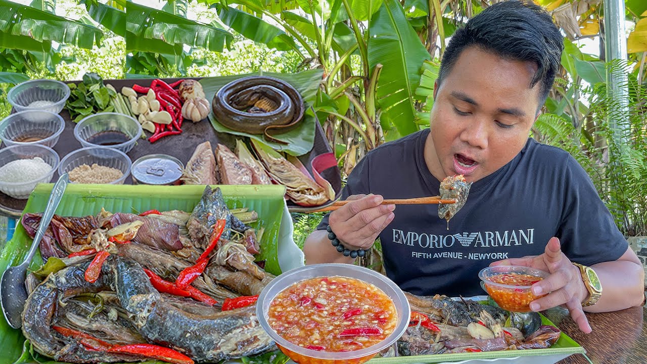Countryside Food Cooking Delicious Eel Soup with Banana Blossoms ...