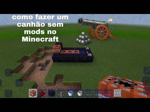 Como fazer um canhão no Minecraft sem mods - YouTube