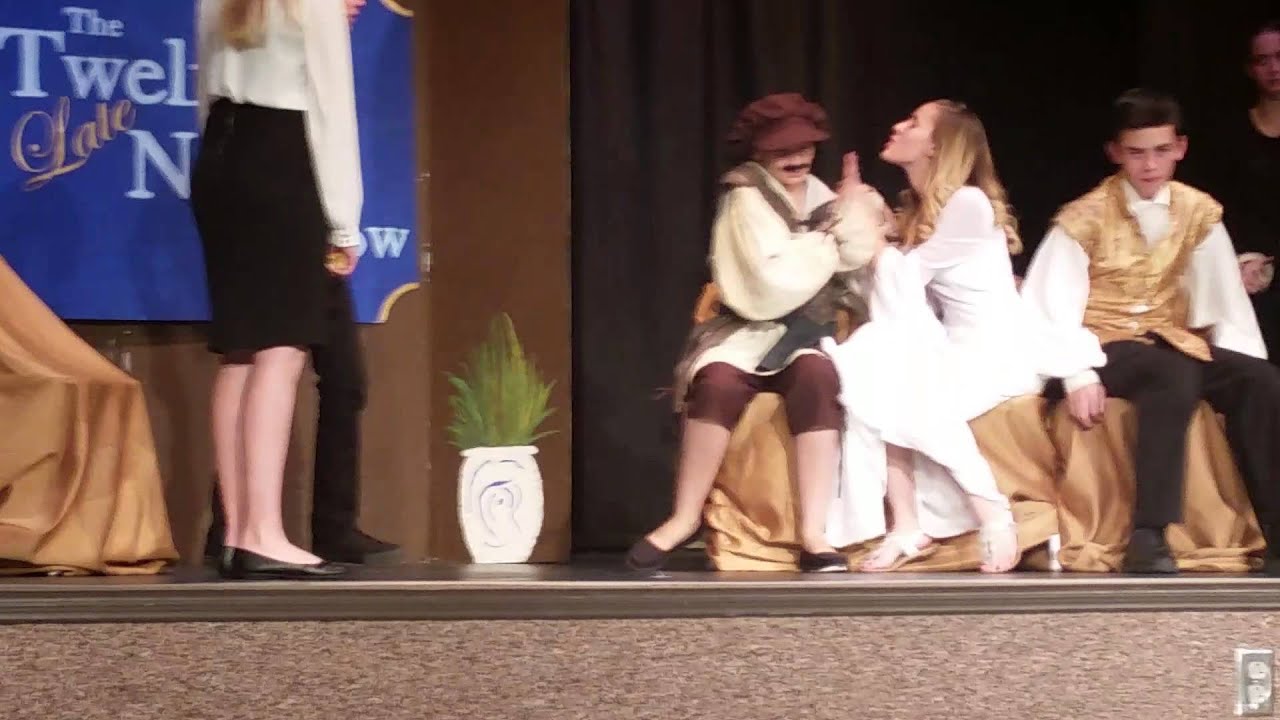 DFJHS Shakespeare Ensemble Scene 2015 - YouTube