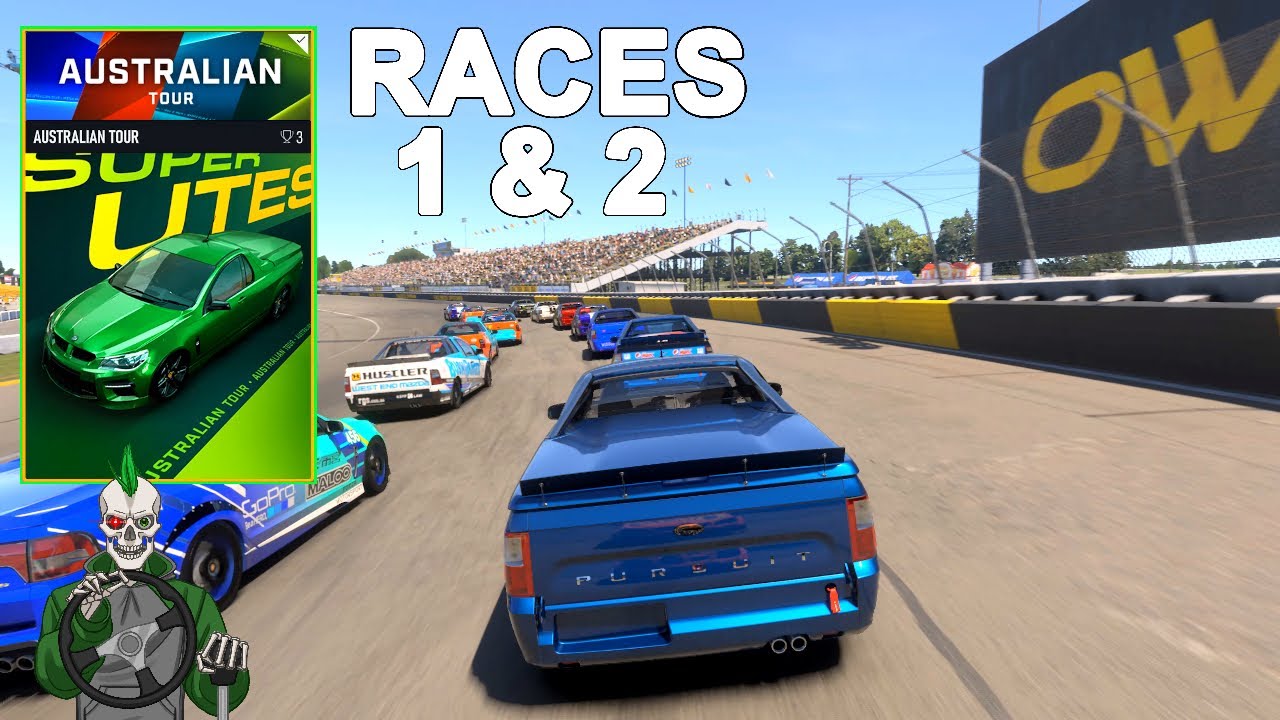 225 AUS Tour Super Utes 2014 Ford FPV LE Pursuit Ute Race 1 & 2 | FM23 ...
