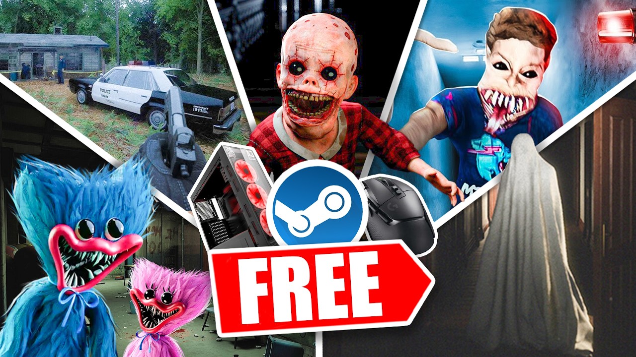Top 10 FREE Horror Games 2025 (NEW) - YouTube