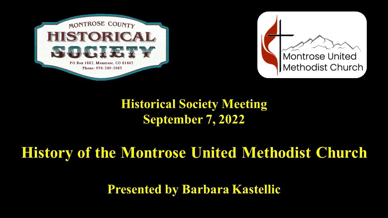 Montorse UMC History in Pictures 9 7 2022 - YouTube