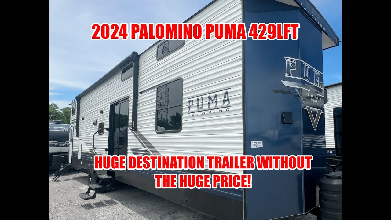 TINY HOUSE ON WHEELS? 2024 PALOMINO PUMA 429LFT DESTINATION TRAILER ...