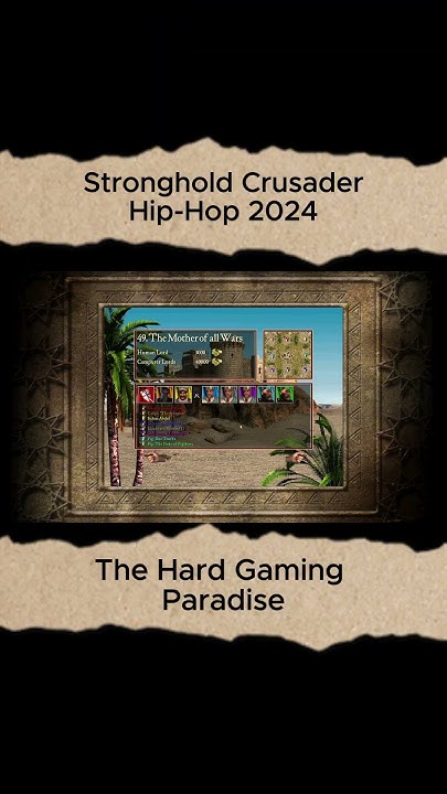 Stronghold Crusader Hip Hop - Mission 49 Intro #shorts - YouTube