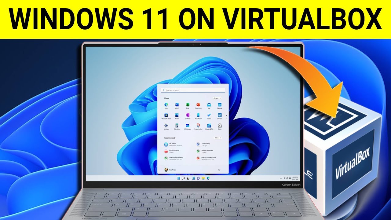 How To Install Windows 11 Pro In VirtualBox without TPM ( Easy ) - YouTube