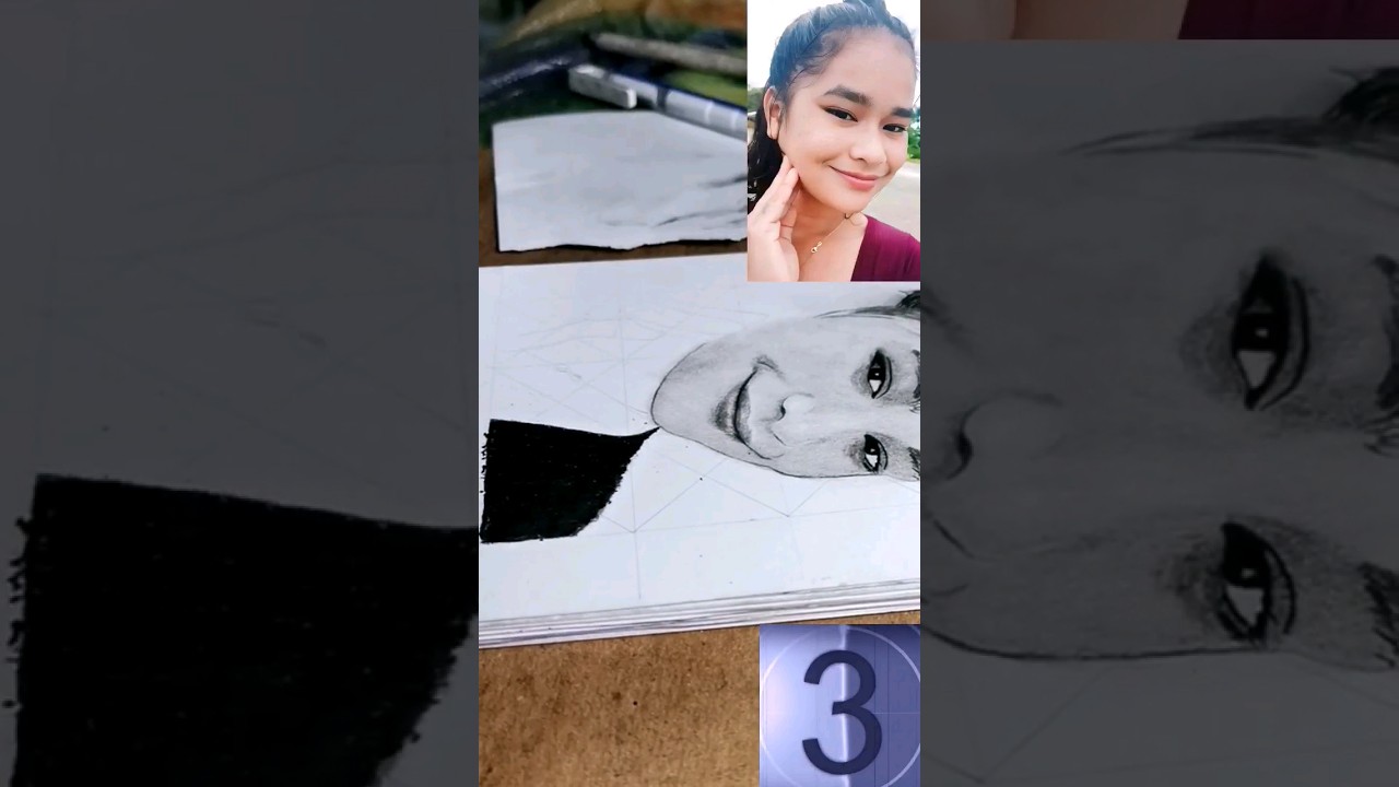 Drawing Vs Reference 👋 #drawing #arts #shorts #short #davincistyle # ...