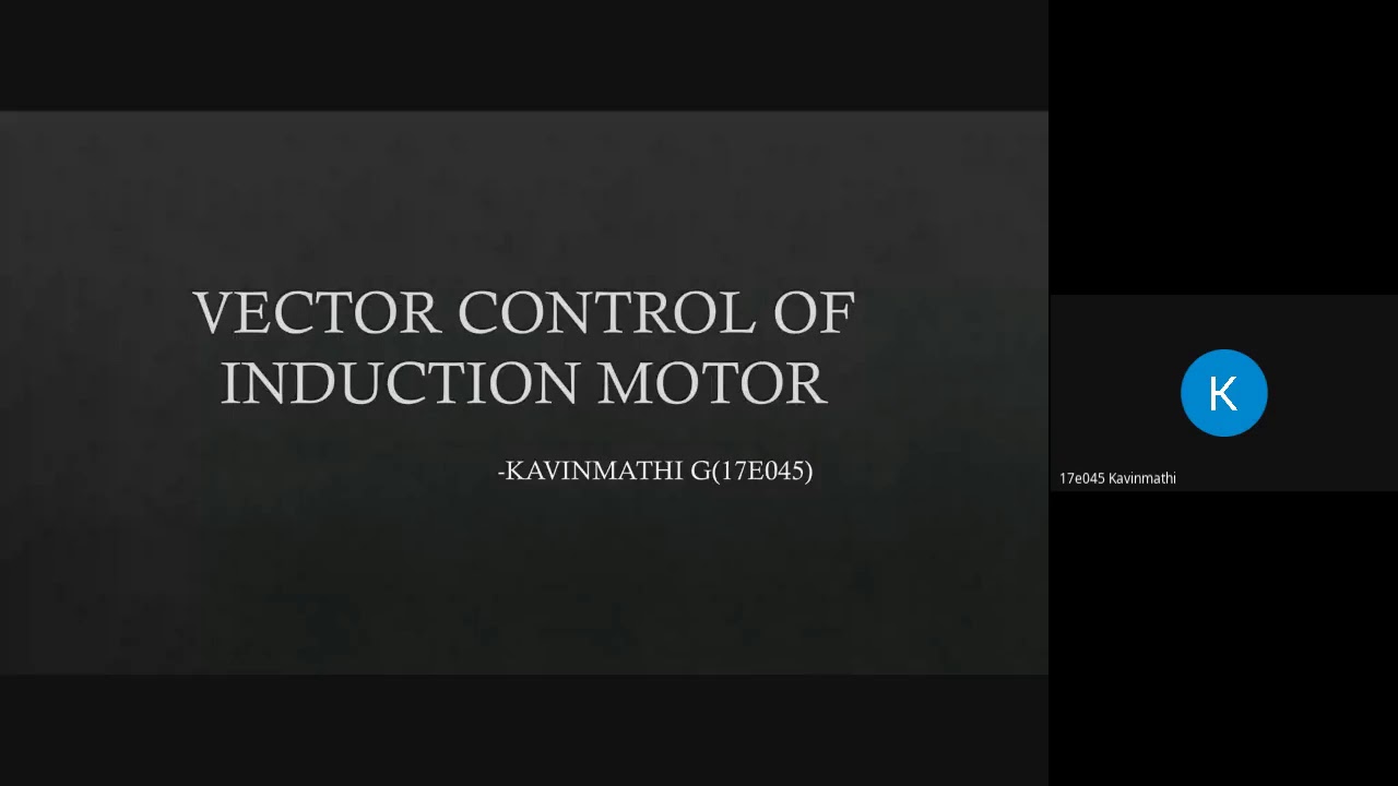 Vector control of Induction motor - YouTube