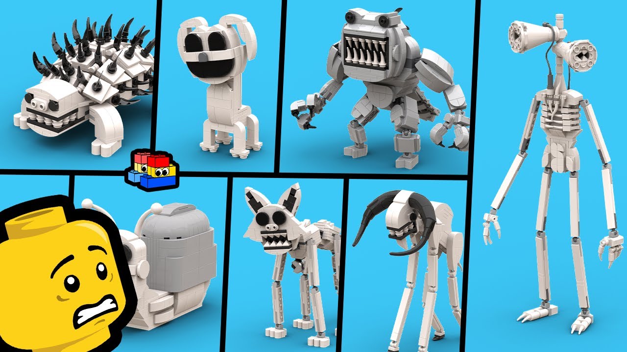 LEGO Zoonomaly: Building More NEW Monsters (Siren Head, Mutant Fish ...