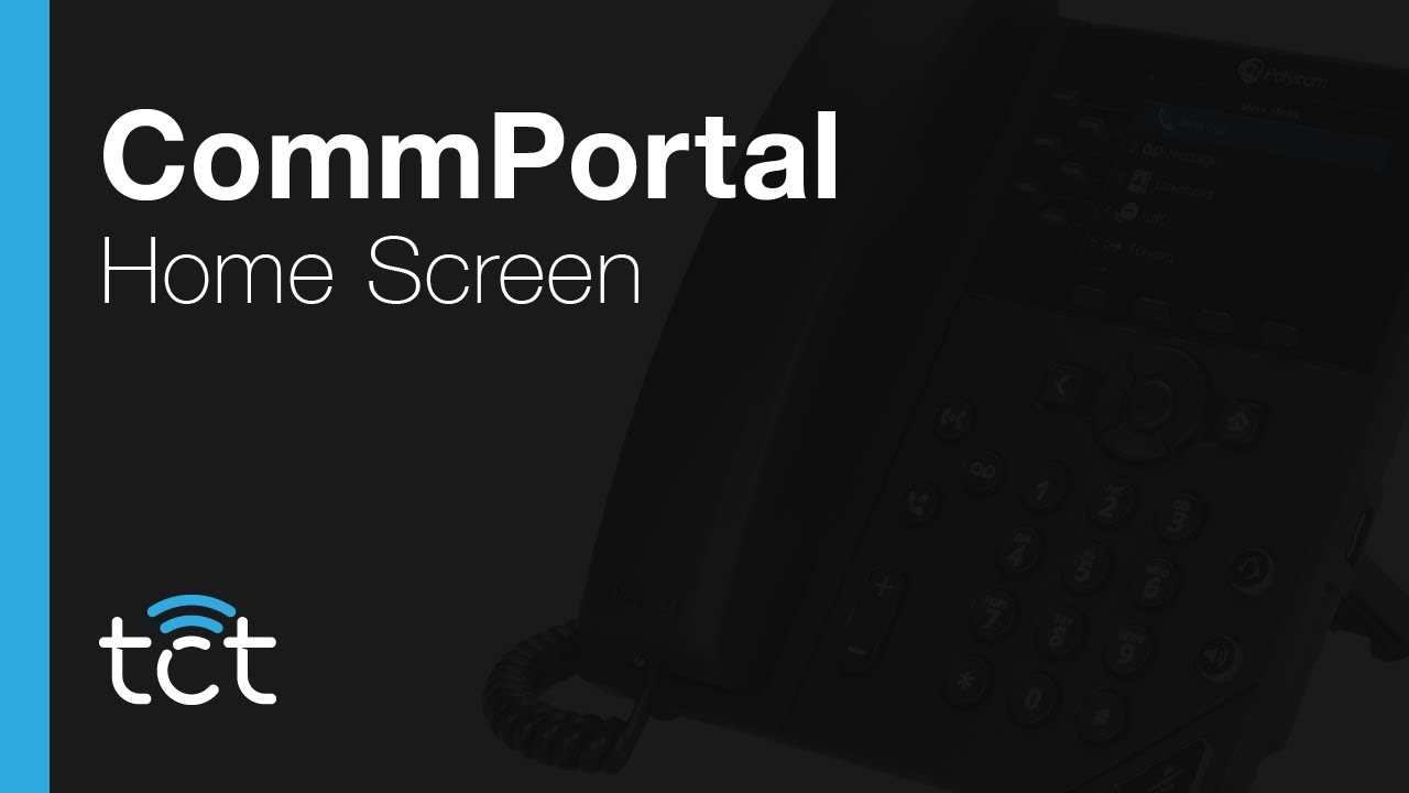CommPortal - Home Screen - YouTube