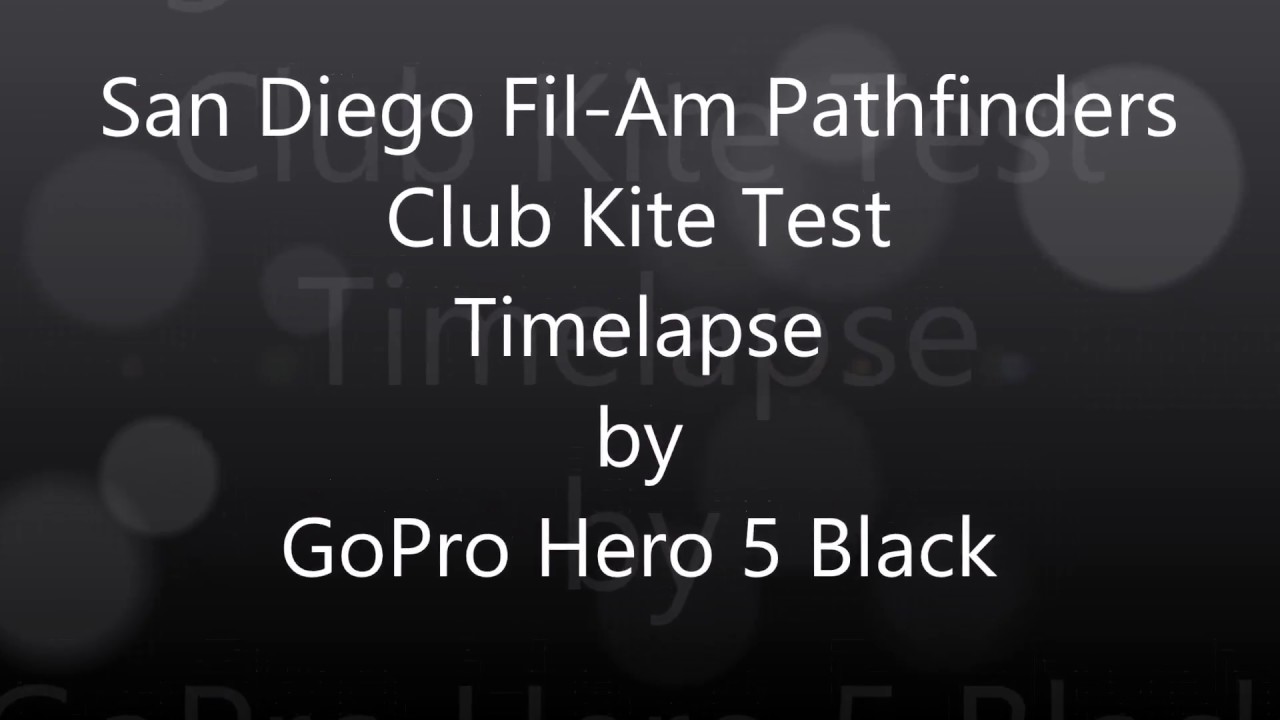 SDFA Pathfinder Club Kite Test by GoPro Hero 5 Black - YouTube
